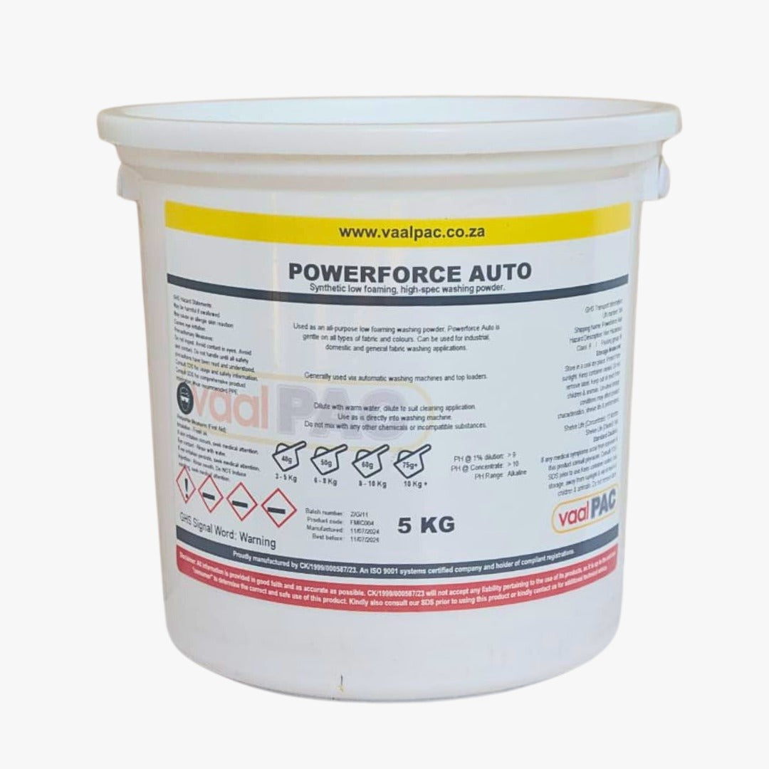 Washing Powder 5kg Power Force Extreme – VaalPac