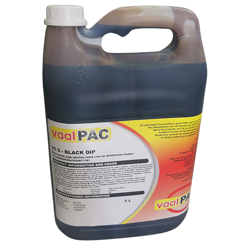 Black Dip Disinfectant 1L / 5L /25L – VaalPac