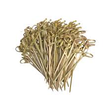Bamboo Skewers Knotted 100's – vaalpac-TCC